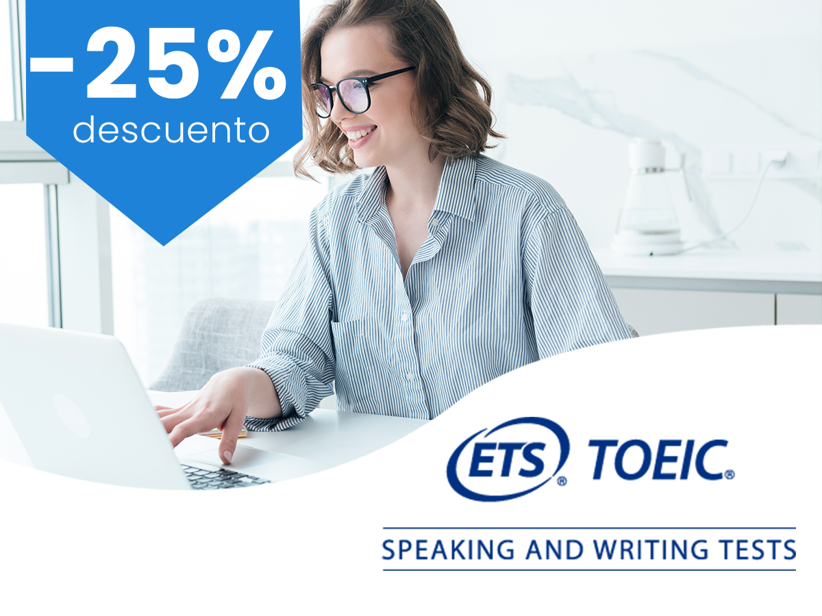 25% DESCUENTO TOEIC SPEAKING AND WRITING | Capman.es